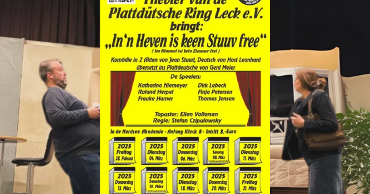 Vier Jahrzehnte Plattdeutsches Theater in der Nordsee Akademie | Nordsee Akademie